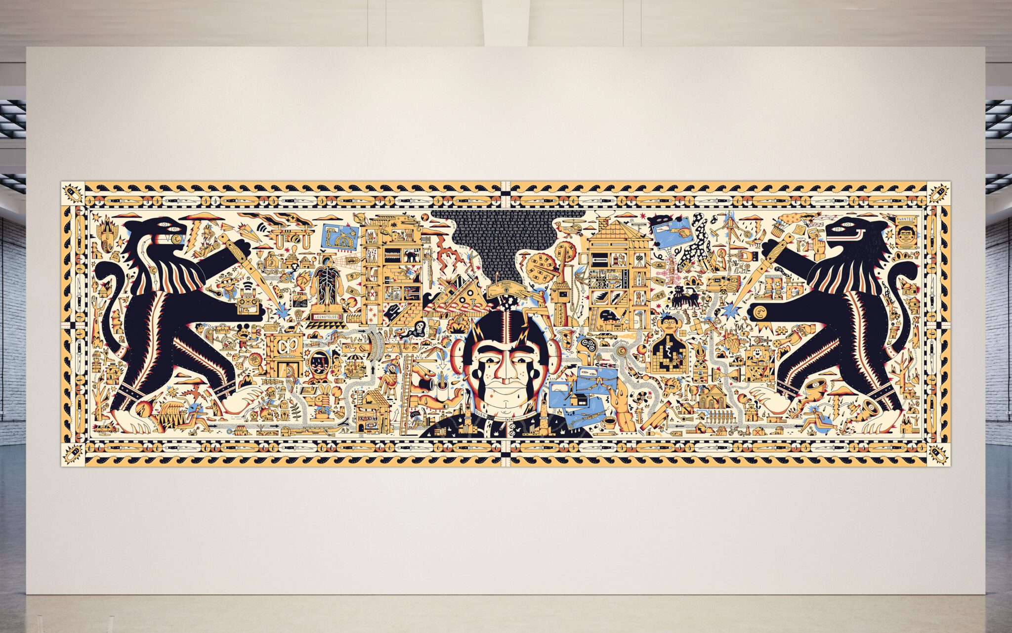 Expositie 'Eigen Schuld' van Mart Veldhuis hangt in De Balie