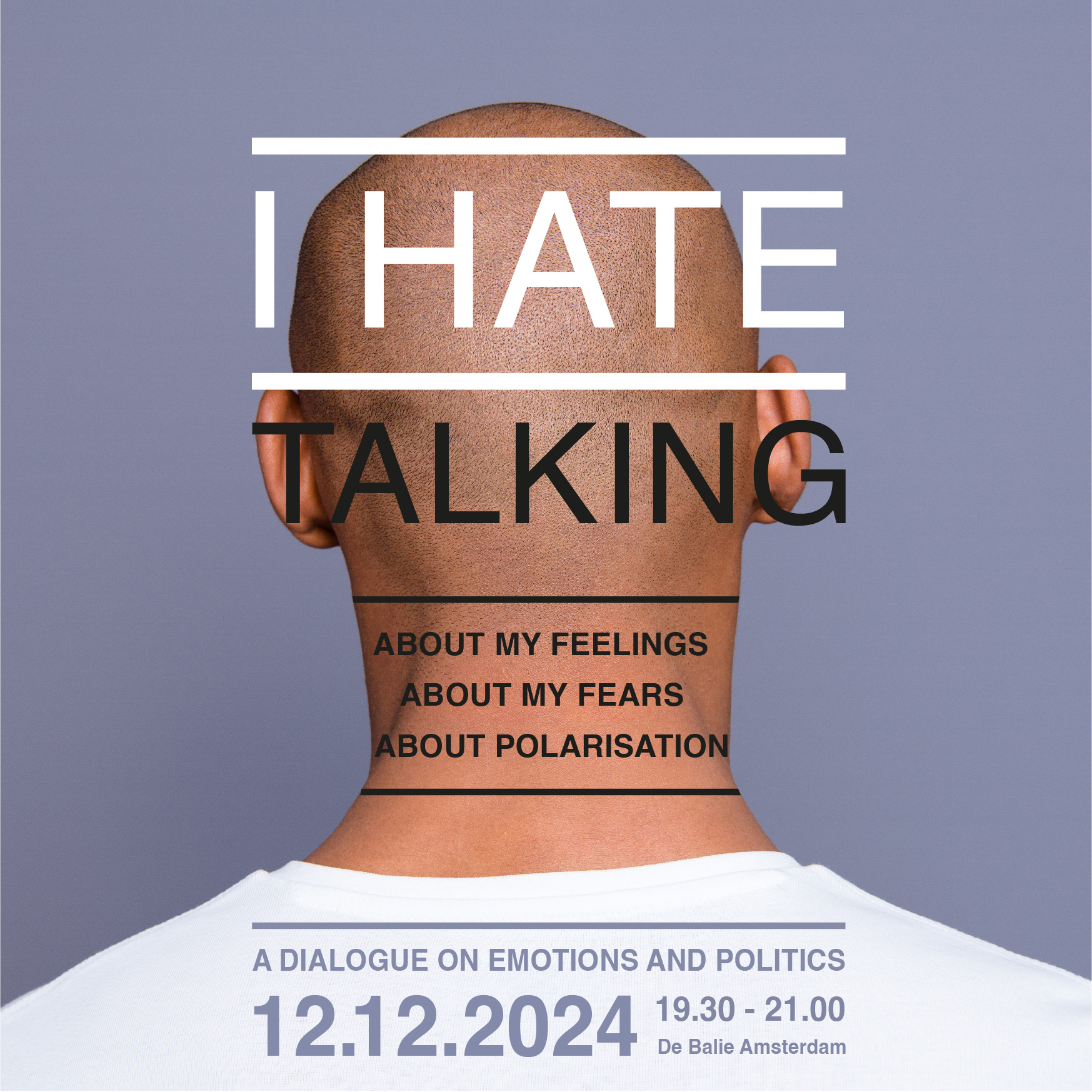 I hate talking #1: with Julian Hetzel and Bart Brandsma - De Balie